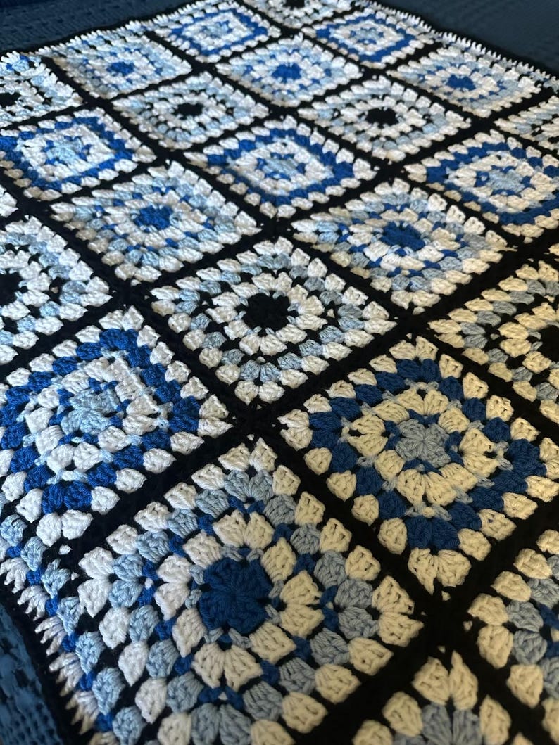 Starry Night Afghan - Etsy