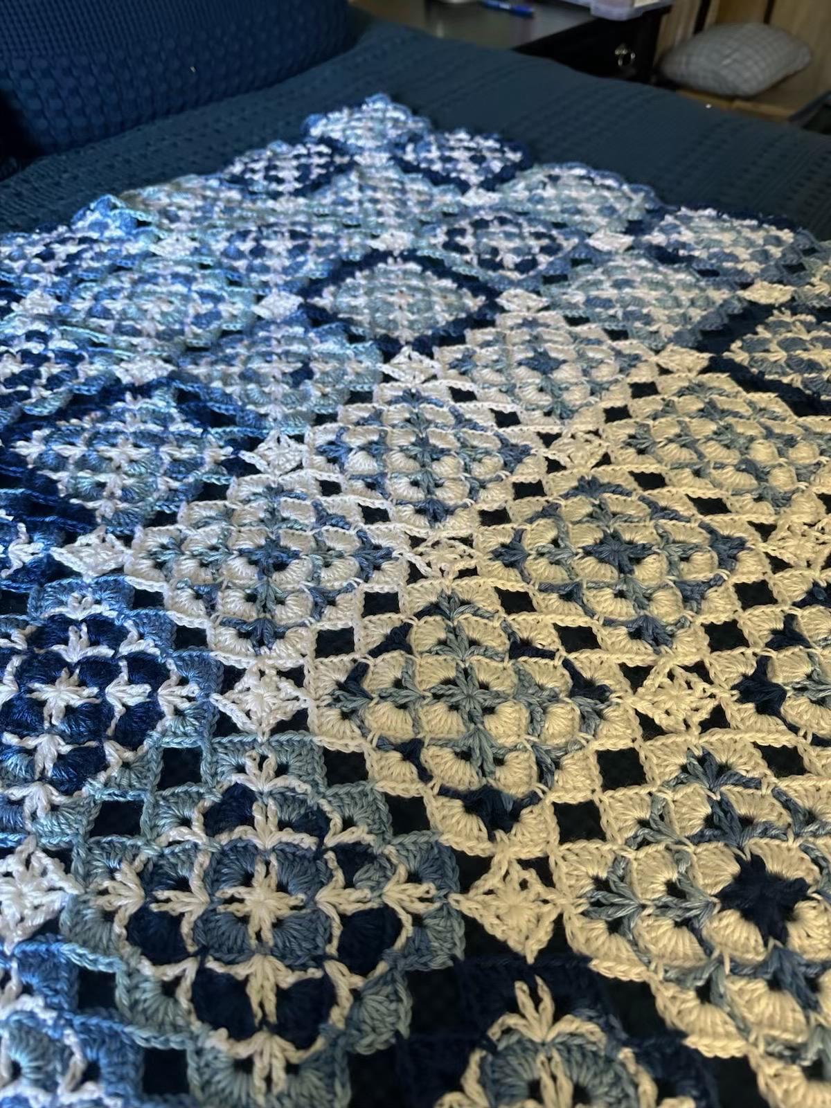 Starry Night Afghan - Etsy