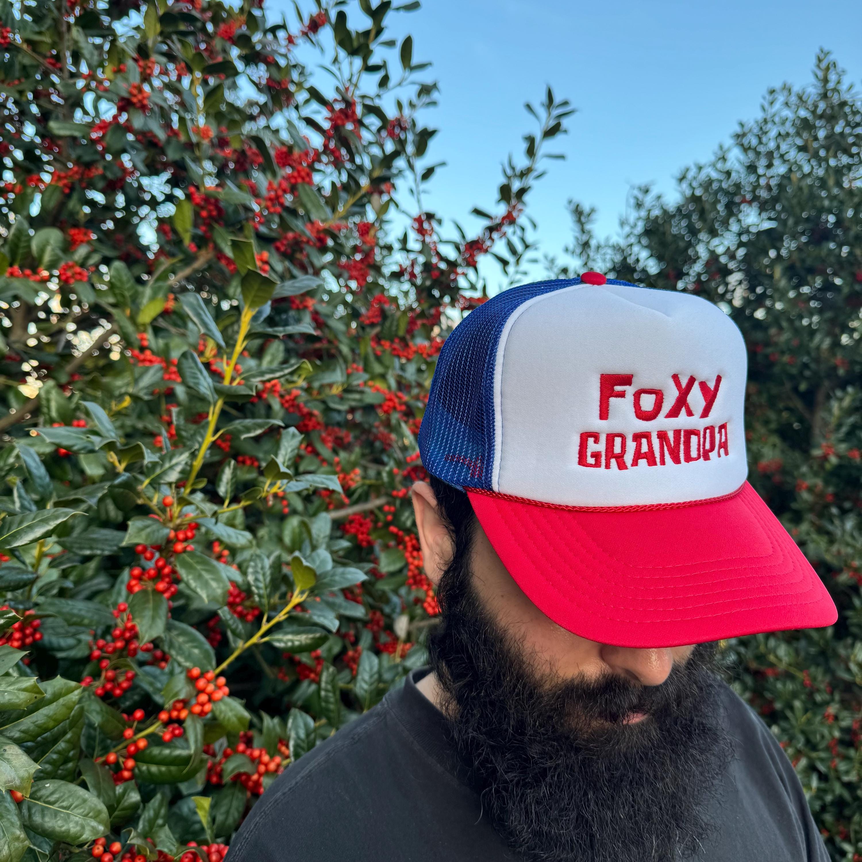 Krabs' Foxy Grandpa Hat (embroidered) - Etsy
