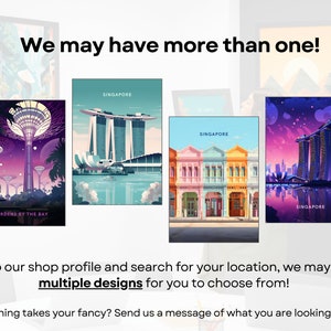 Bagan Sunset Myanmar Print Poster Travel Artwork Retro Vintage Wall Art ...