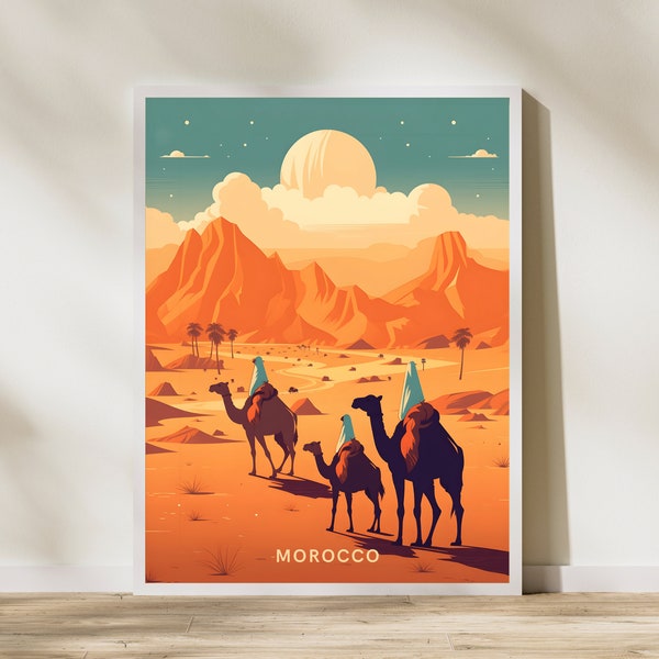 Morocco Poster - Etsy