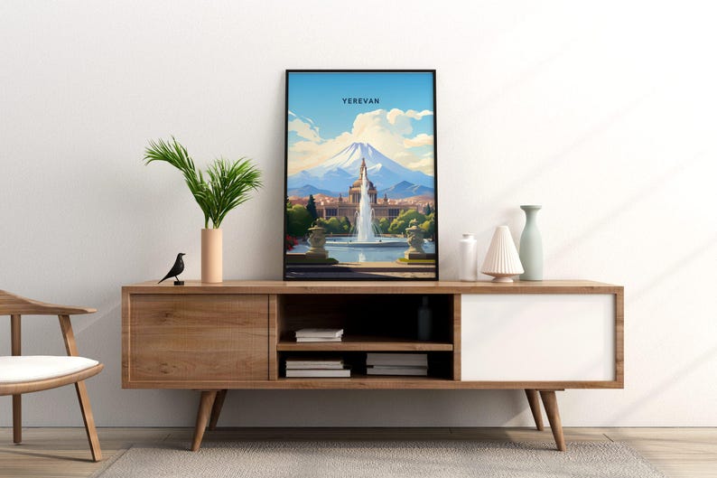 Yerevan Armenia Travel Poster Print Print Travel Poster, Yerevan ...