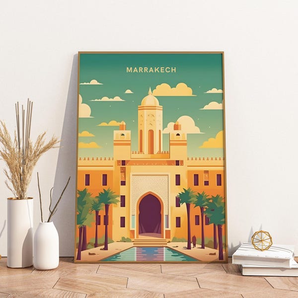 Marrakech Poster - Etsy