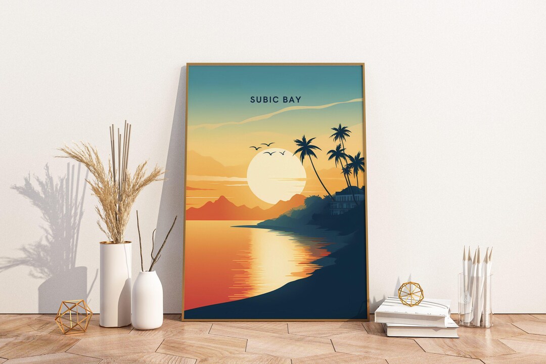 Subic Bay Philippines Travel Print Poster Poster Travel Poster, Subic ...