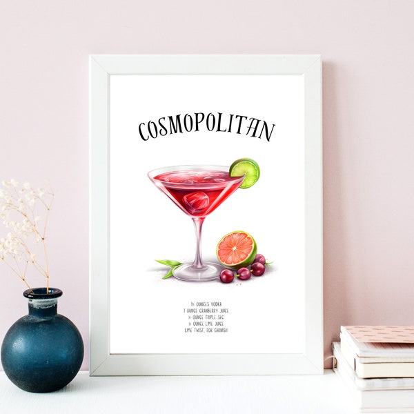 Vintage Cosmo Poster - Etsy
