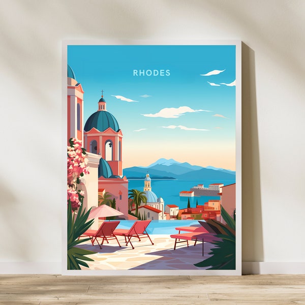 Rhodes Greece Print Etsy rhodes-greece-print-etsy