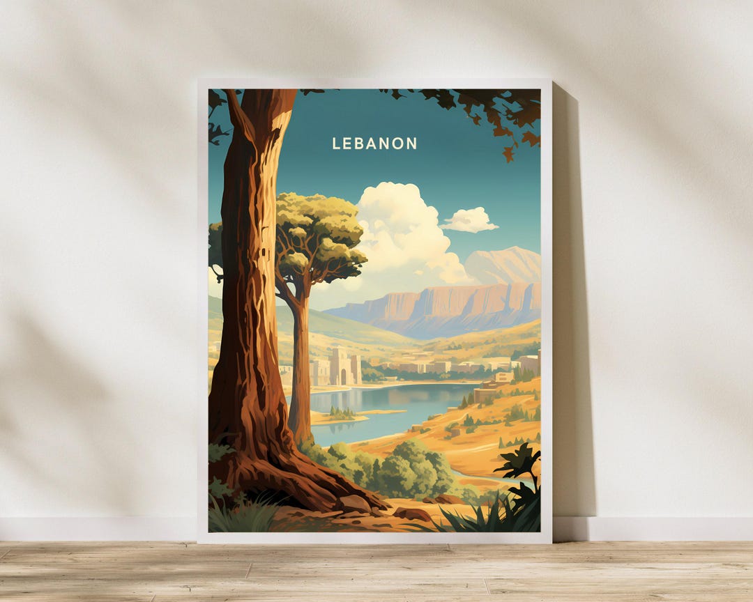 Lebanon Travel Print Poster Poster Travel Poster, Lebanon Travel Print ...