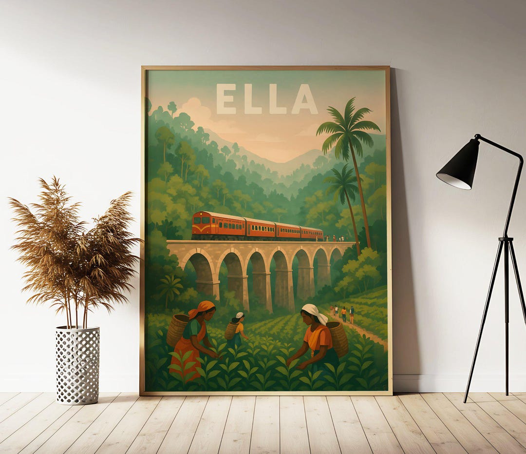 Ella Travel Poster, Ella Wall Art Print, Vintage Travel Decor - Etsy