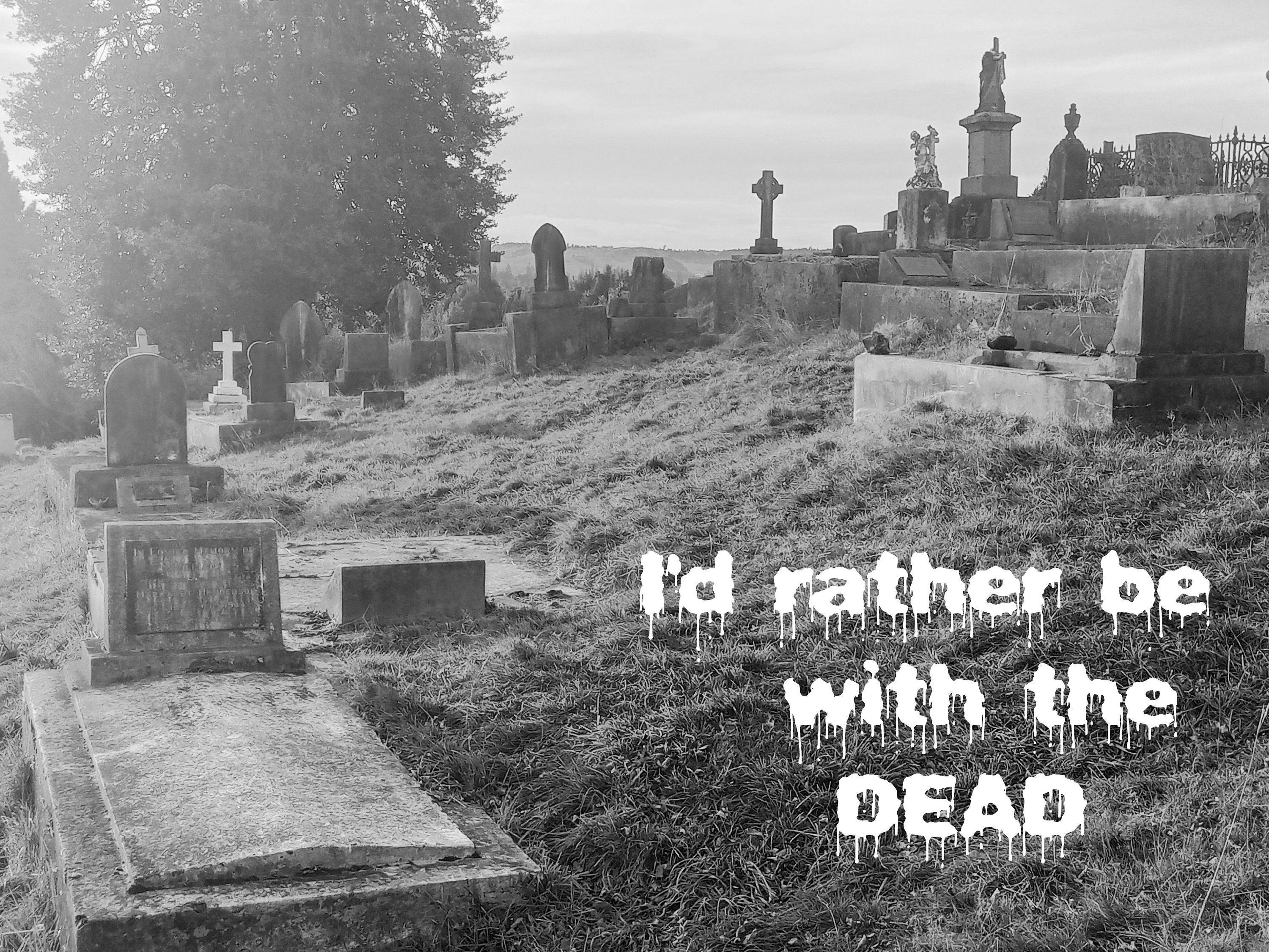 CEMETERY POSTER - Etsy