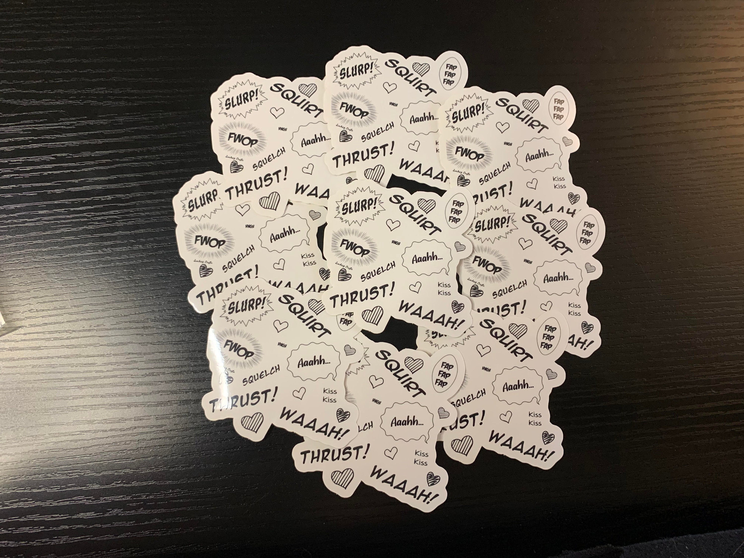 Manga BL Sound Effects Sticker - Etsy