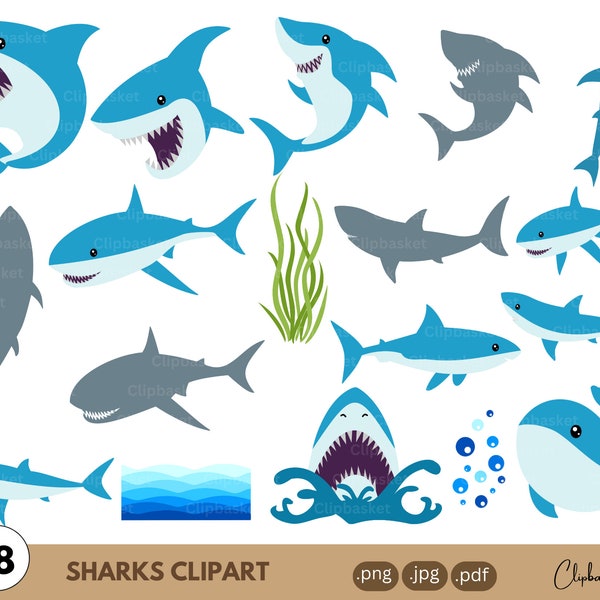 Clipart Shark Teeth - Etsy