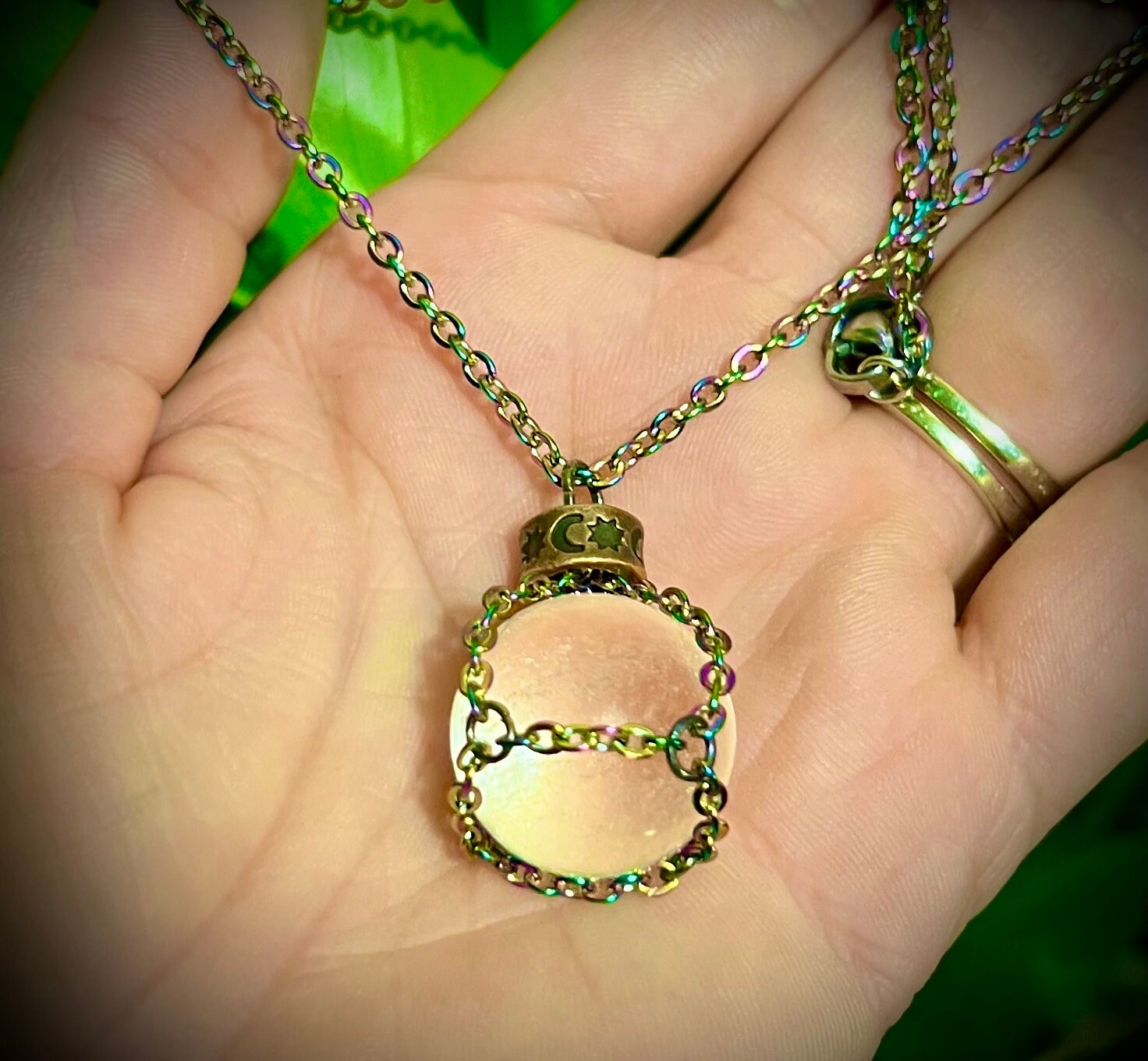 Quartz Crystal Ball Necklace - Etsy