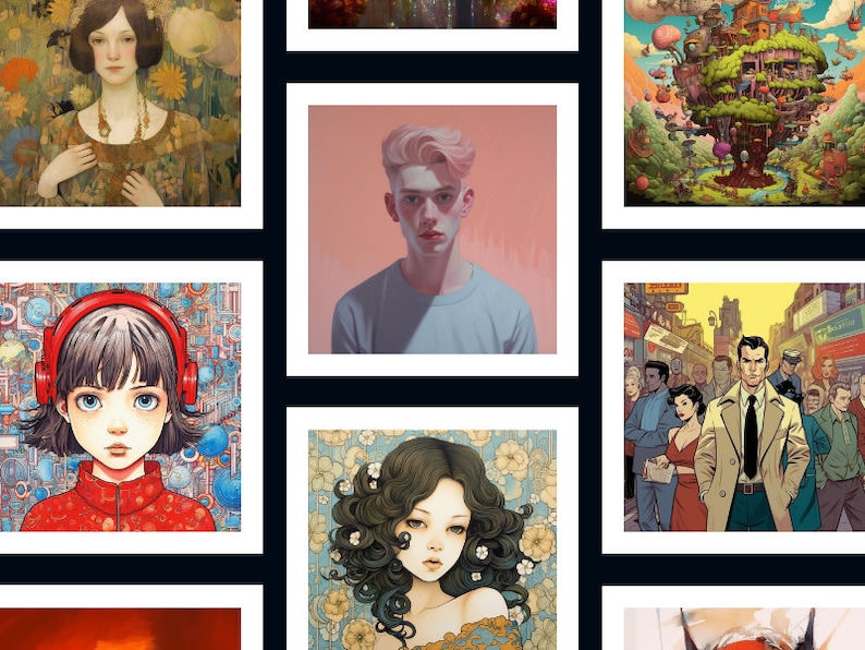 Midjourney AI Image Generation Prompts - 200 Artist's Styles Guide E ...