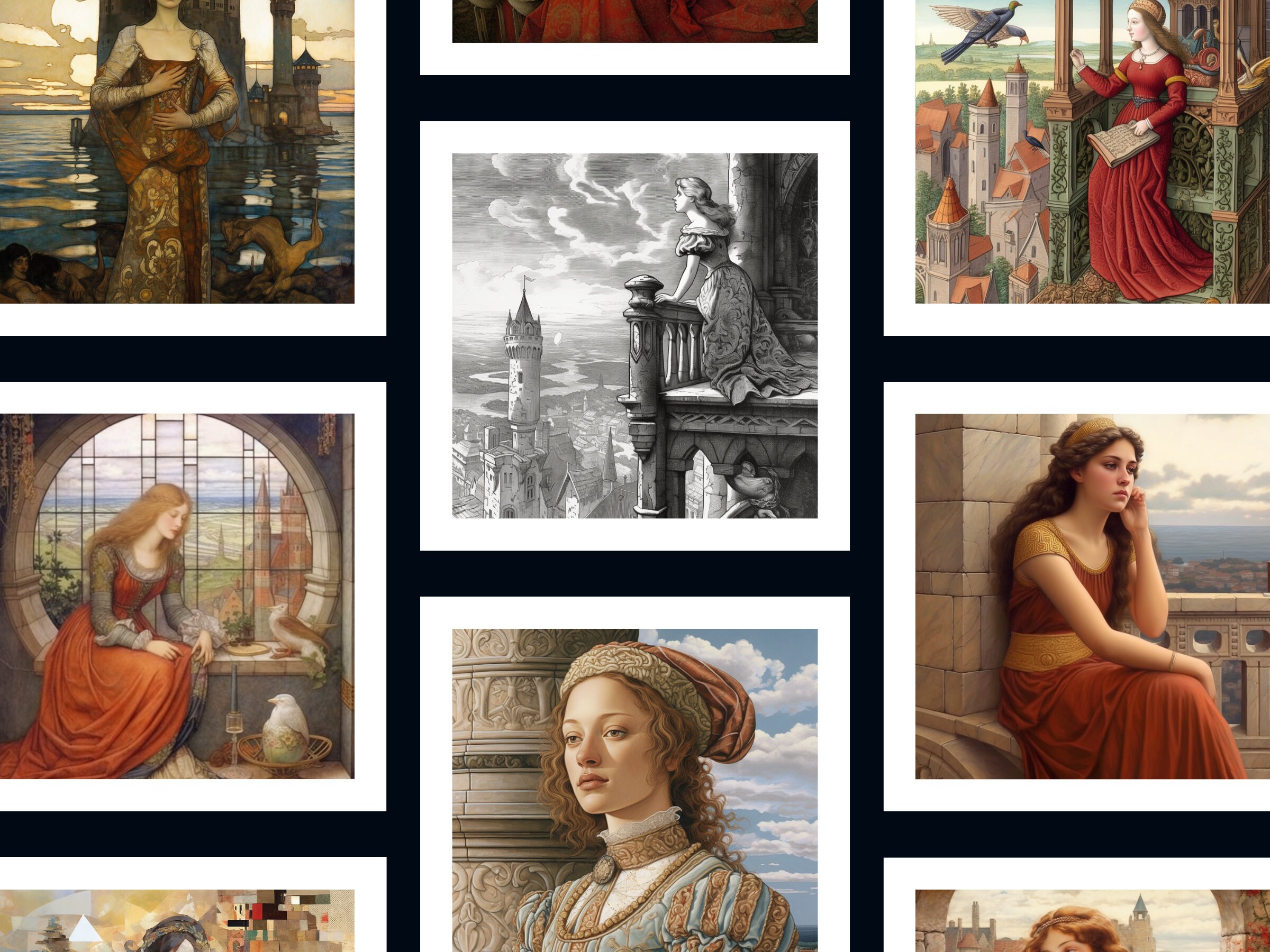 Midjourney AI Prompts - 100 Medieval Styles Prompts E-book - Etsy