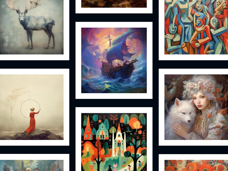 Midjourney AI Image Generation Prompts - 200 Artist's Styles Guide E ...