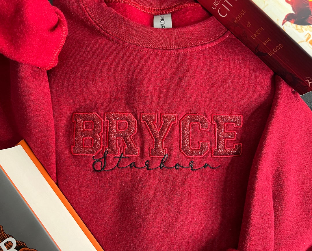 Embroidered Crescent City Bryce Sweatshirt Crescent City Merch Bryce ...