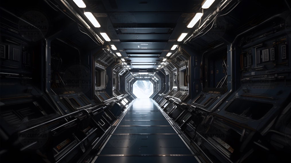 Starship Interiors | Virtual Background for Zoom, Teams, Google Meet - Etsy