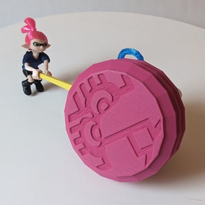 Big Splatoon Ultra Stamp, Special Weapon, 3D Printed in TPU and PLA ...