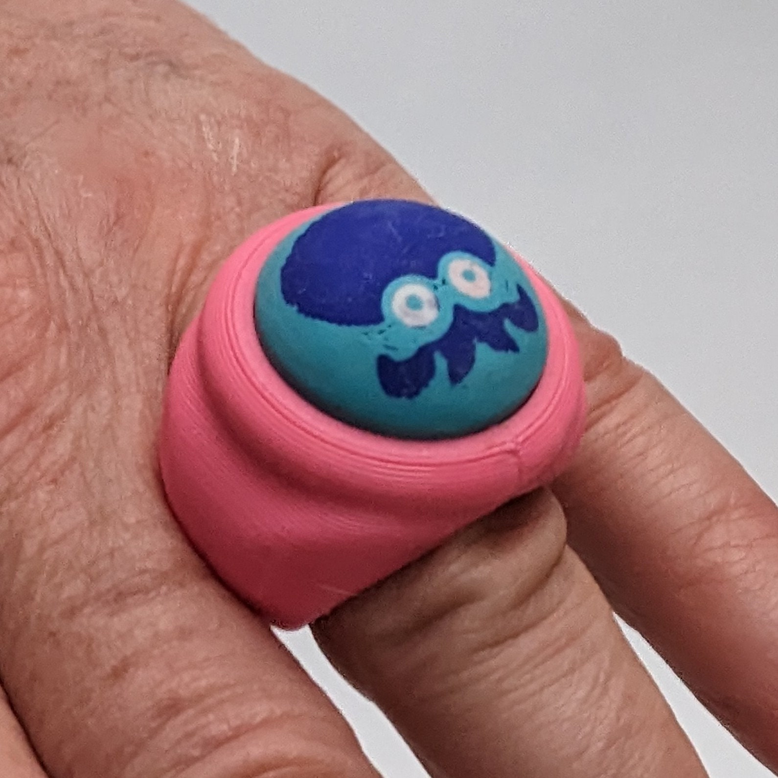 Splatoon Themed Ring Costume Jewellery Splatoon Inspired Fan - Etsy