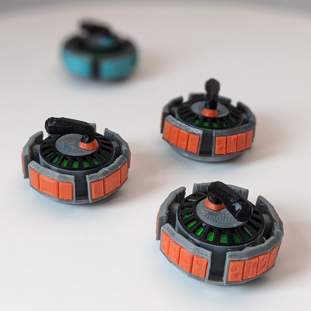 Splatoon Curling Bomb, Smooth Sliding Action, 3D Printed in TPU and ...