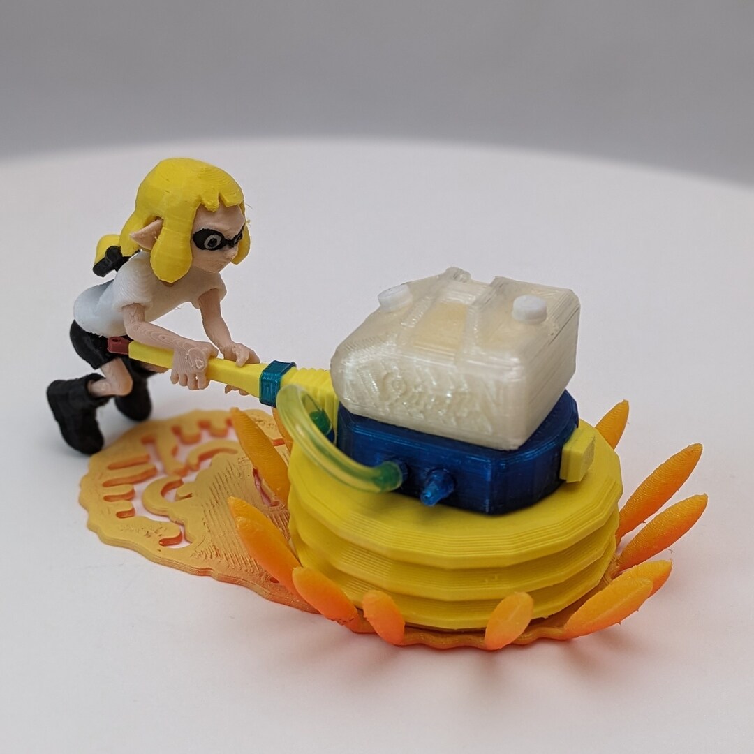 Splatoon Ultra Stamp, Special Weapon, 3D Printed in TPU and PLA Plastic ...