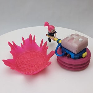 Big Splatoon Ultra Stamp, Special Weapon, 3D Printed in TPU and PLA ...
