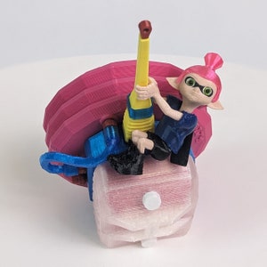 Big Splatoon Ultra Stamp, Special Weapon, 3D Printed in TPU and PLA ...