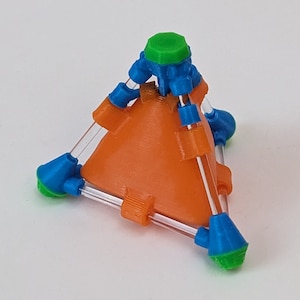 Splatoon Splat Bomb, 3D Printed in TPU and PLA Plastic With Acrylic ...