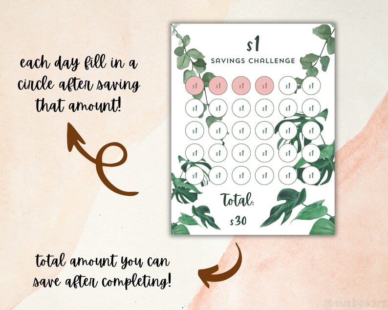 1 Saving Challenge Budget Binder Tracker, Printable Cash Saver, Save ...