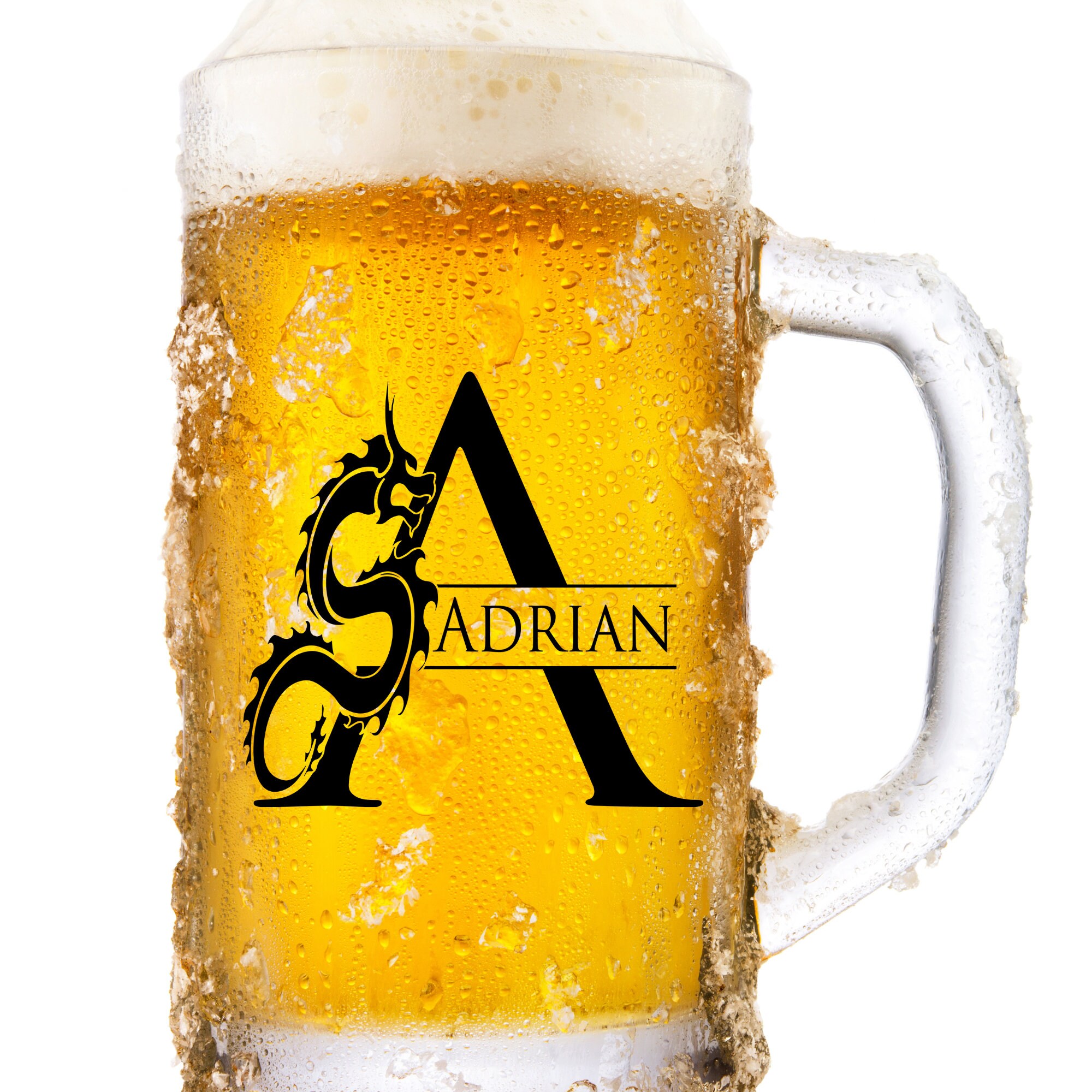 Split Monogram Dragon Alphabet SVG, DXF, Png, Ai, Eps Split Letters ...