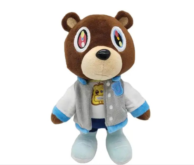 Kanye West Plush Teddy Bear Plush 26cm Plush Kanye Bear Cartoon Animal ...