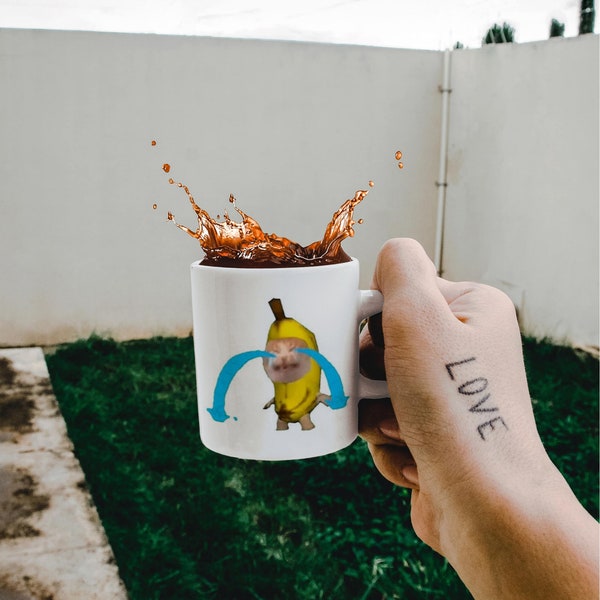 Banana Cat Mug - Etsy