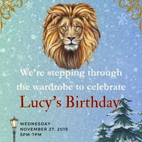 Narnia Editable Bookmark Template for Birthday Party Decor, Instant ...