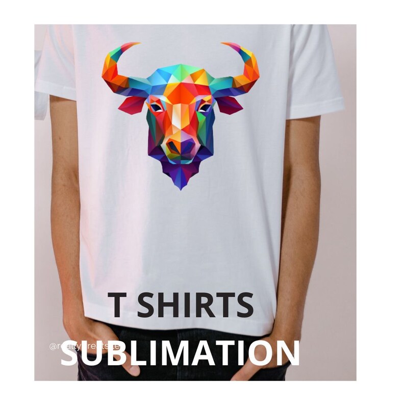 Bull PNG Clipart Colorful Taurus Sublimation for Tshirts Art - Etsy