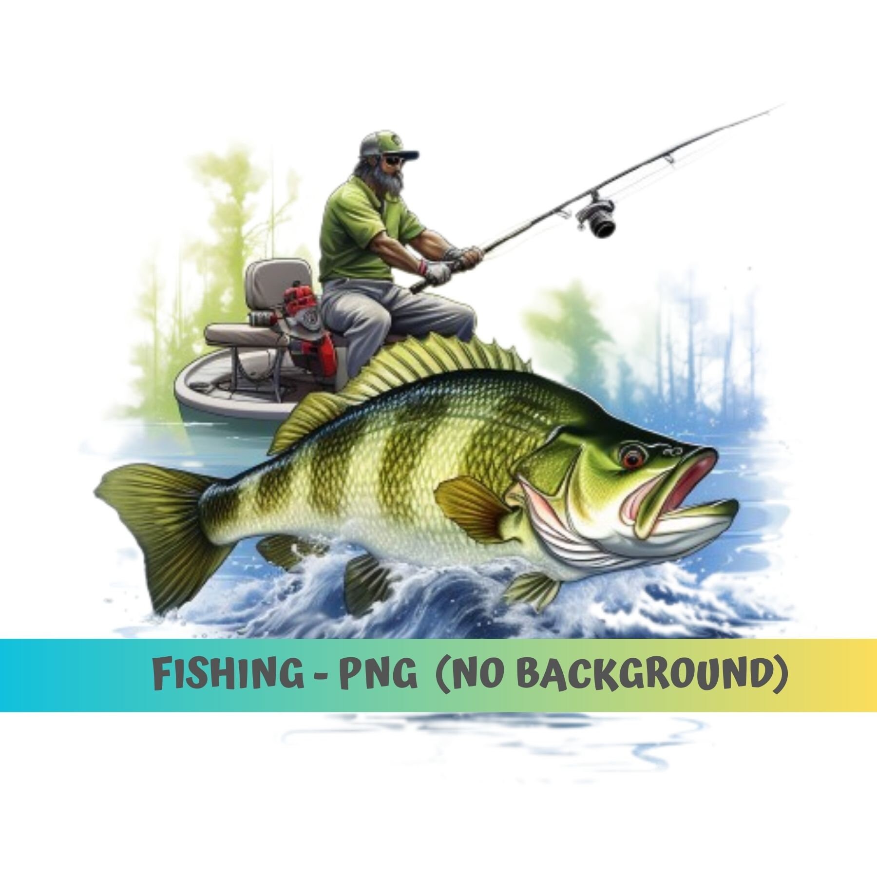 Fishing Png Funny Fish Png Fishing Tumbler Wrap Png Fishing - Etsy