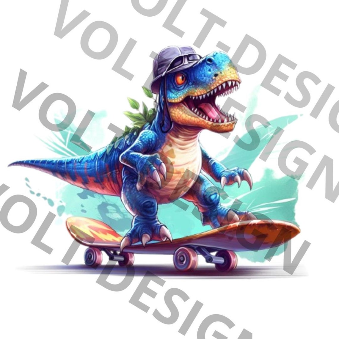 T-rex Sports Dinosaur Sublimation Skateboard PNG Monster Ball Skate Png ...