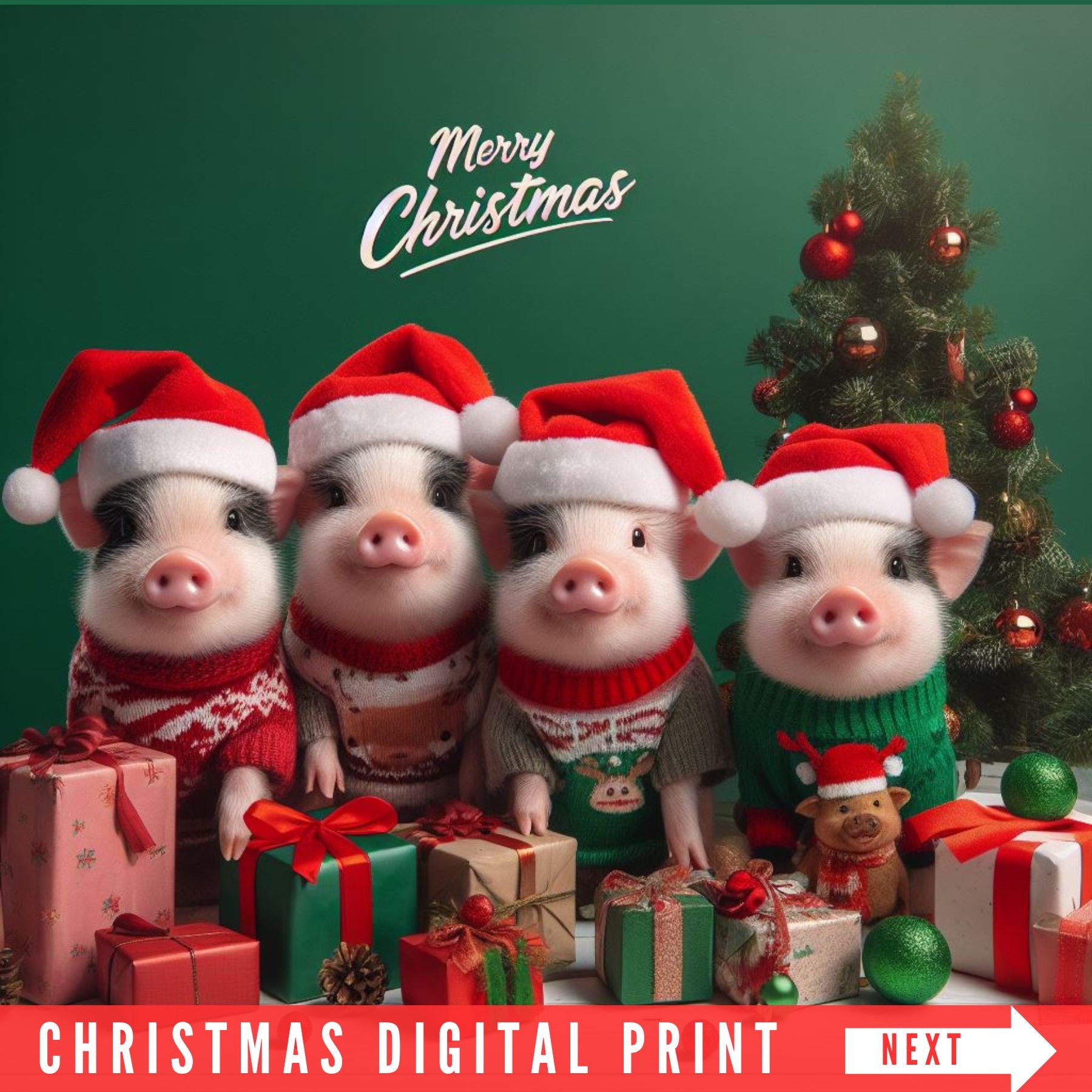 Funny Pigs Christmas Png Funny Pigs Christmas PNG Christmas Instagram ...