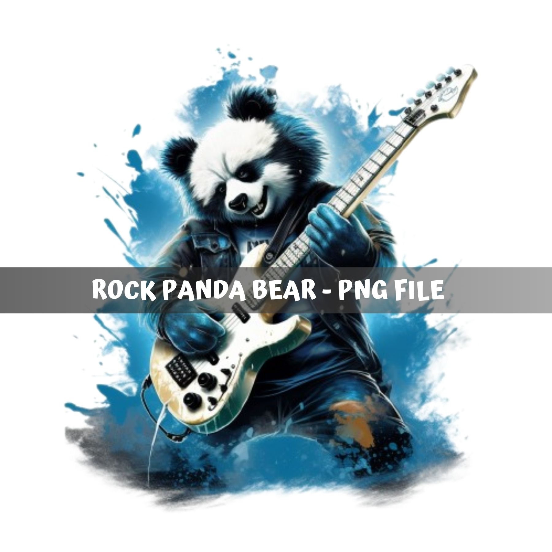 Panda Png Panda Png Funny Panda Png Rock Png Music Rock Png - Etsy