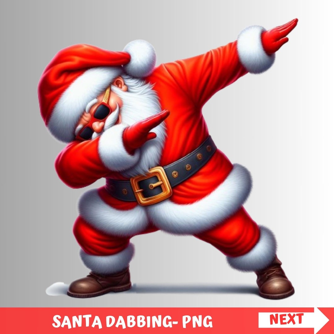 Christmas Santa Claus Dabbing Png Funny Santa Dabbing Png Funny Santa ...