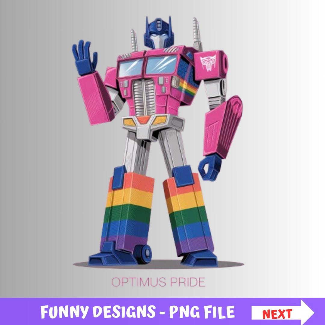 Funny Optimus Png Shirt Retro Cartoon Prime Png Movie Retro Cartoon Gay ...