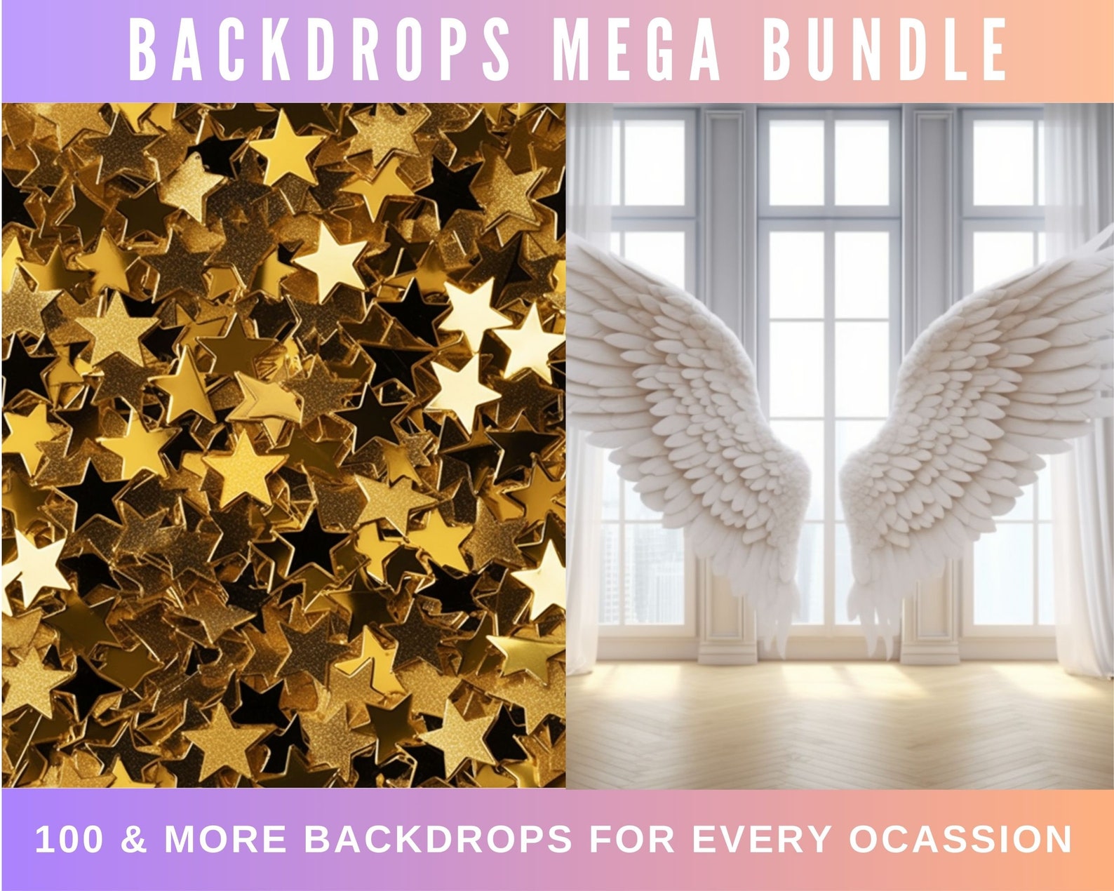 LIFETIME Digital Backdrops More Than 100 Backdrops Bundle Family ...