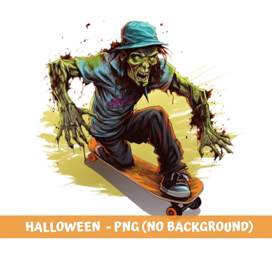 Halloween Zombie Png Patineta Png Zombie Skate Png Halloween ...