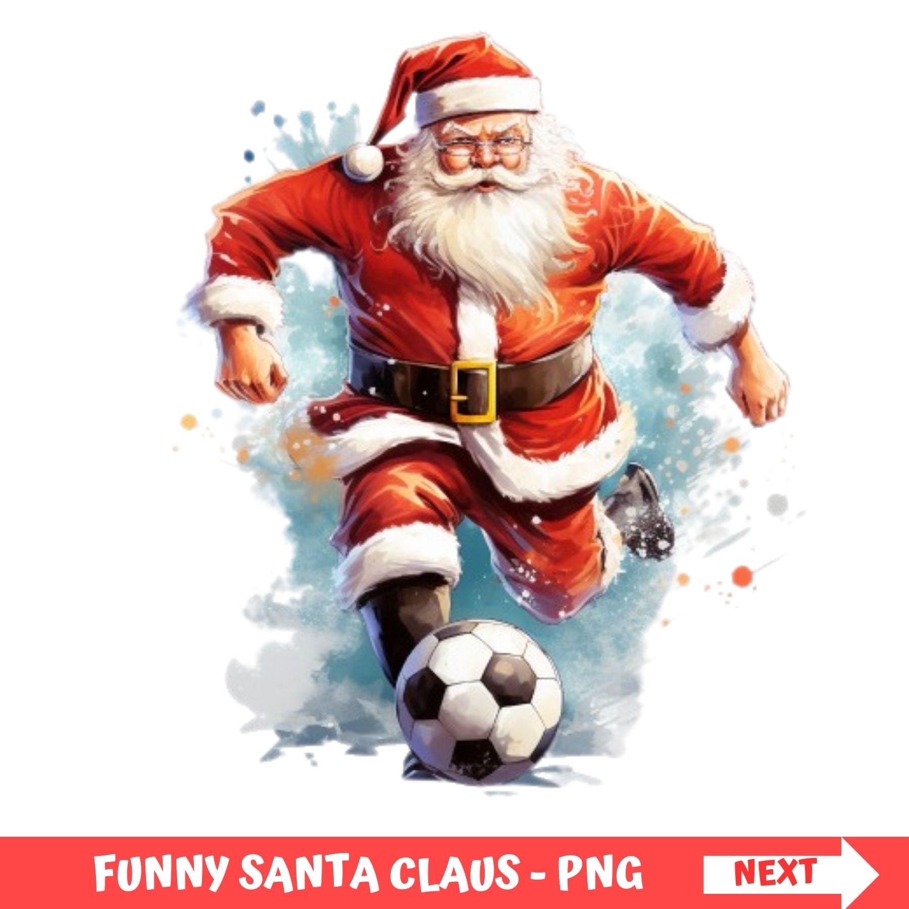 Soccer Christmas Png Funny Christmas Png Funny Soccershirt - Etsy UK