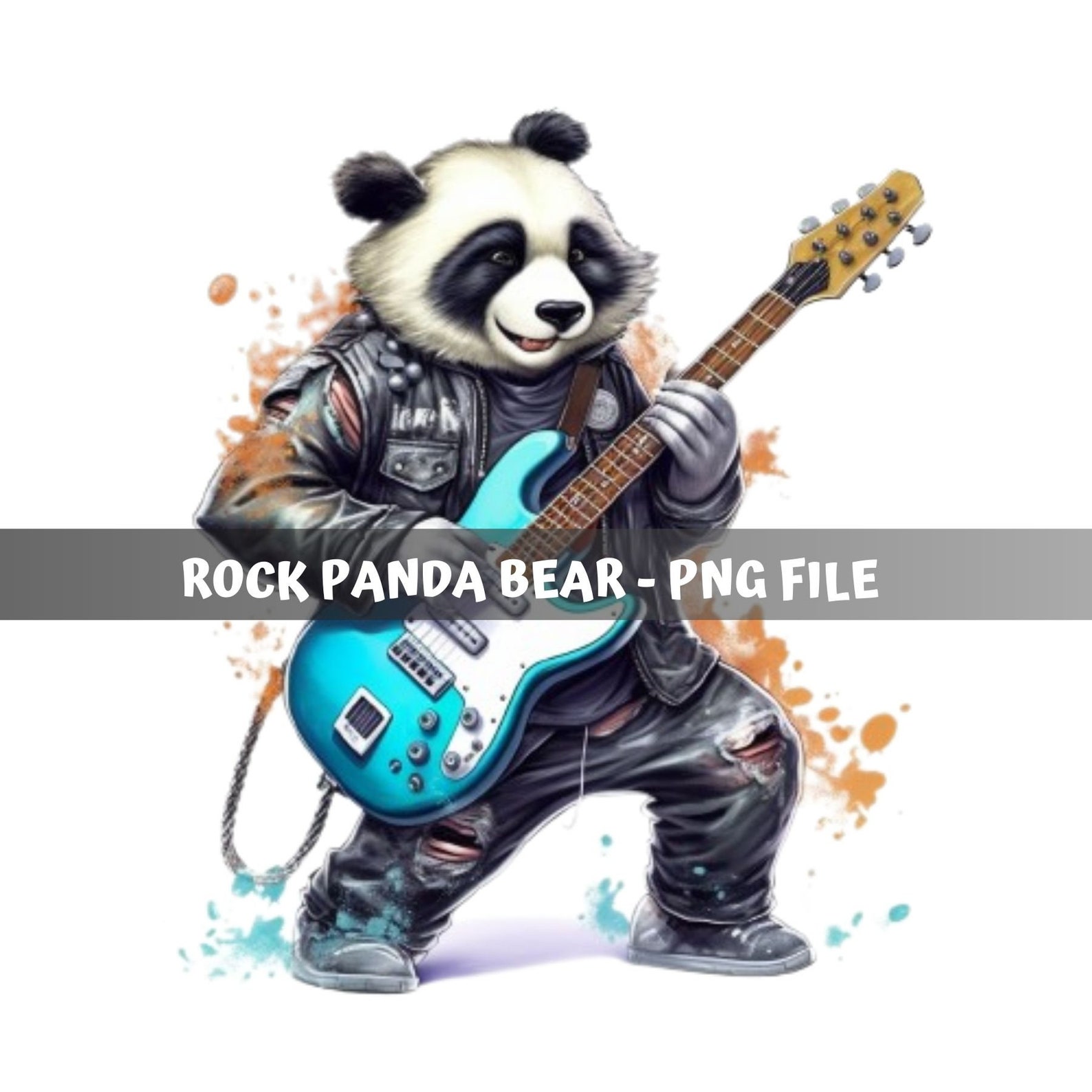 Panda Png Panda Png Funny Panda Png Rock Png Music Rock Png Musician ...