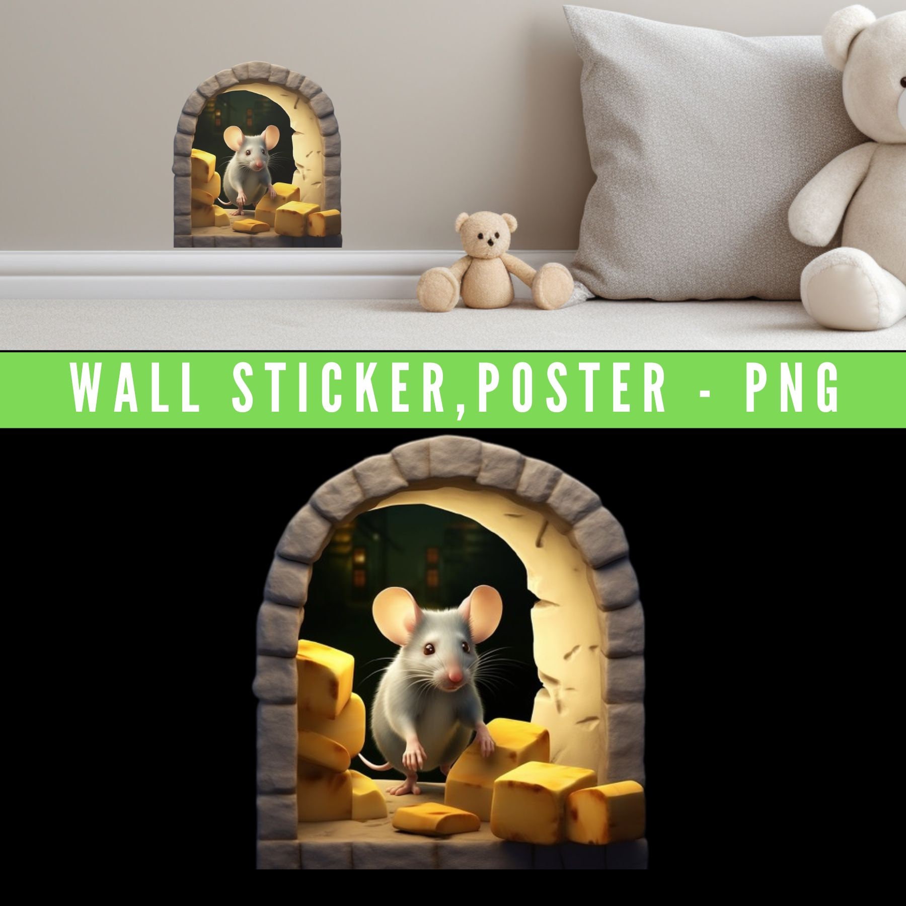 3d Mouse Hole Sticker Png File Mouse Hole Png Mouse Hole Clipart Mouse ...