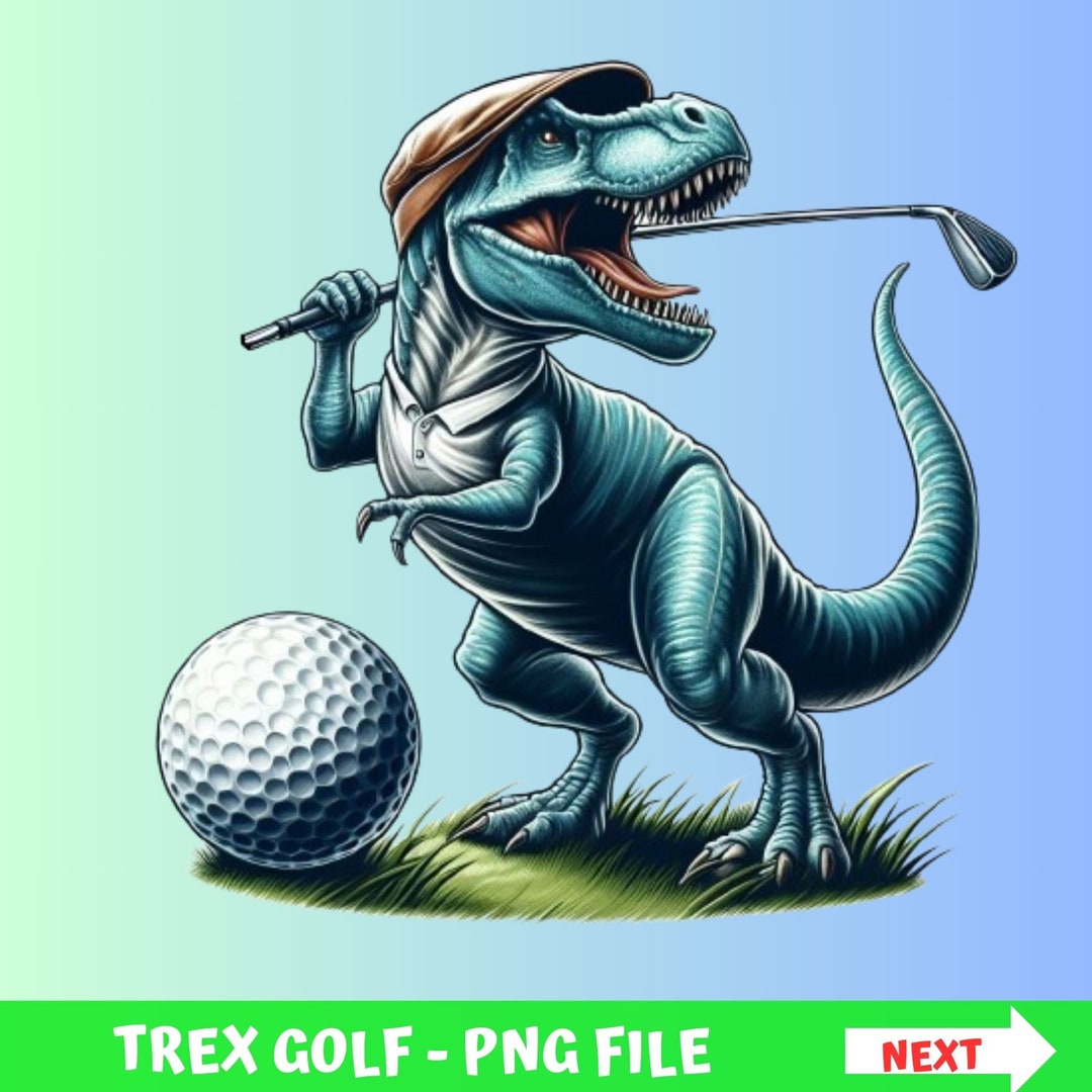 Funny Dinosaur Png Funny Golf Bundle Trex Png Funny Golf Png Golf Shirt ...