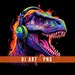 DJ Png Dinosaur Png Dinosaur Dj Png Funny Png Funny Trex Music Png Dj ...