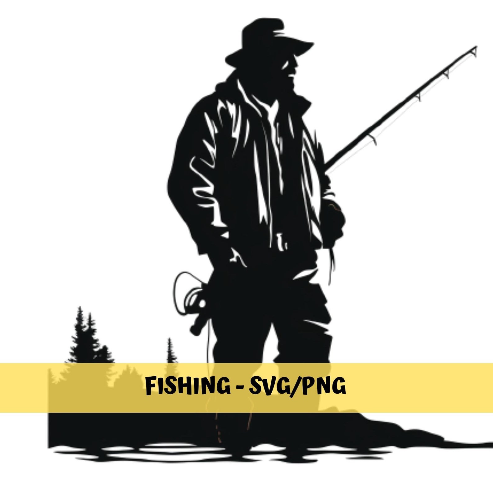 Fishing Svg Fisher Svg Fish Png Fish Svg Fishing Png Fishing - Etsy