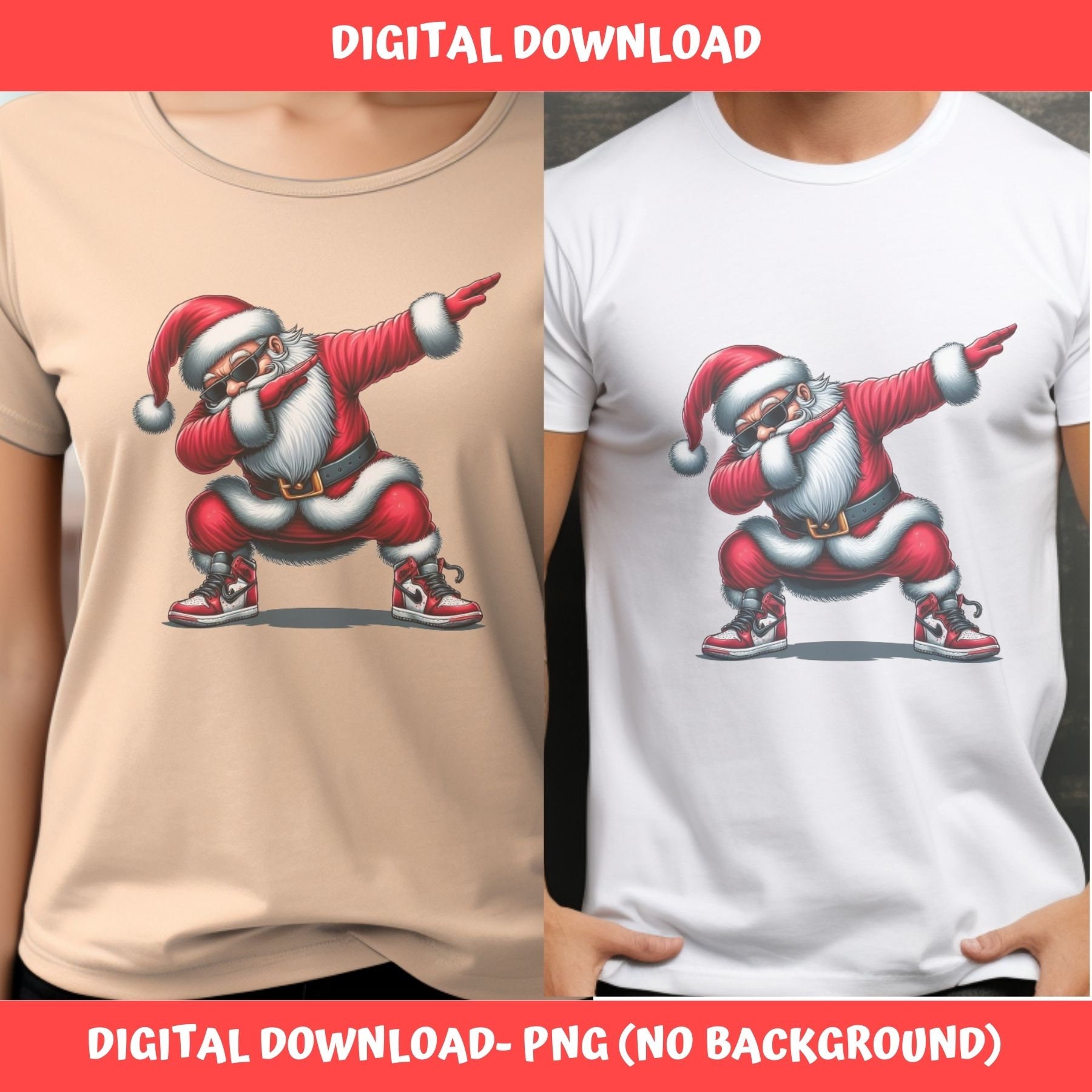 Christmas Santa Claus Dabbing Png Funny Santa Dabbing Png - Etsy