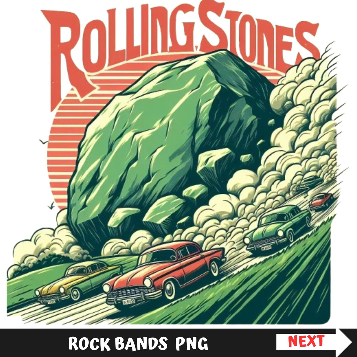 Rolling Stones Shirt Png Rock Band Sublimation Designs Png Rolling ...